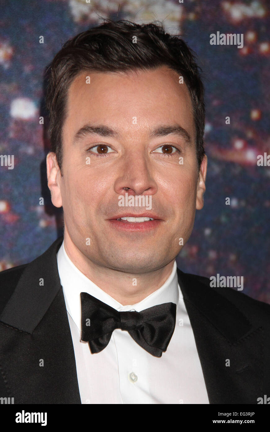 New York, New York, USA. 15th Feb, 2015. Comedian JIMMY FALLON attends ...