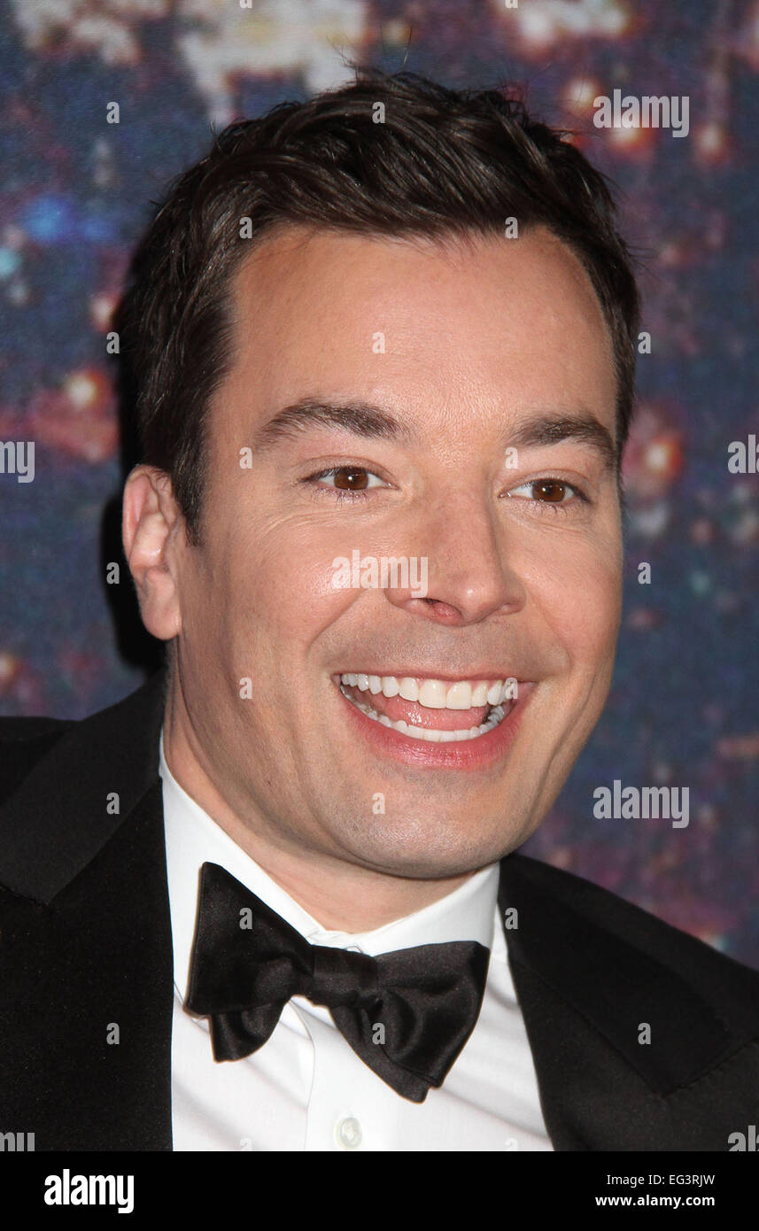 New York, New York, USA. 15th Feb, 2015. Comedian JIMMY FALLON attends ...