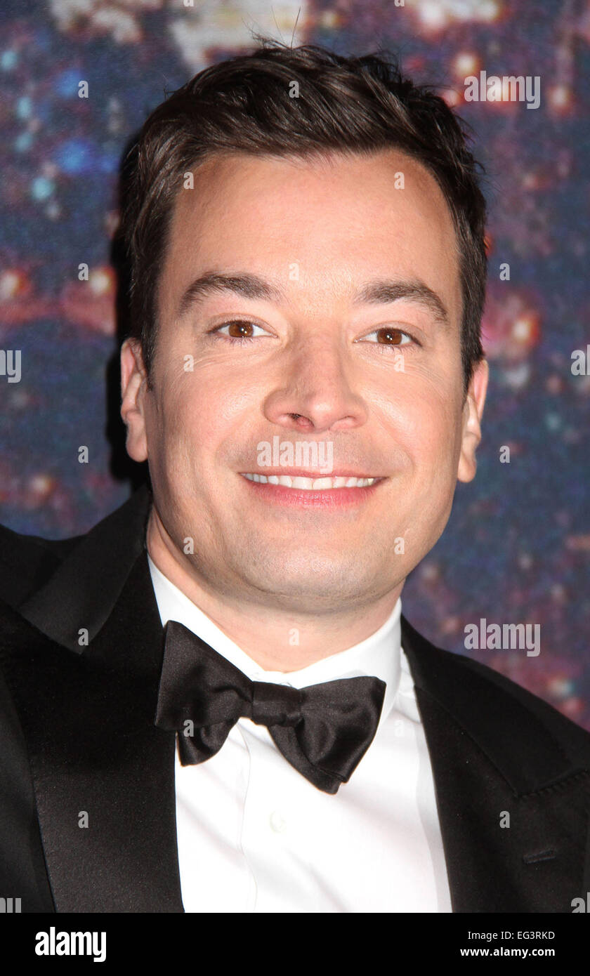 New York, New York, USA. 15th Feb, 2015. Comedian JIMMY FALLON attends ...