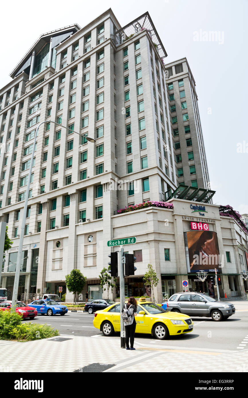 Bugis Junction shopping mall building, Singapore Stock Photo - Alamy