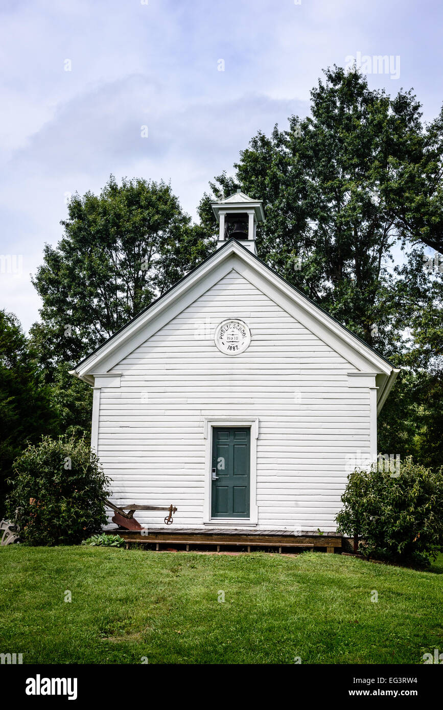 School House #18, East Main Street, Marshall, Virginia Stock Photo - Alamy
