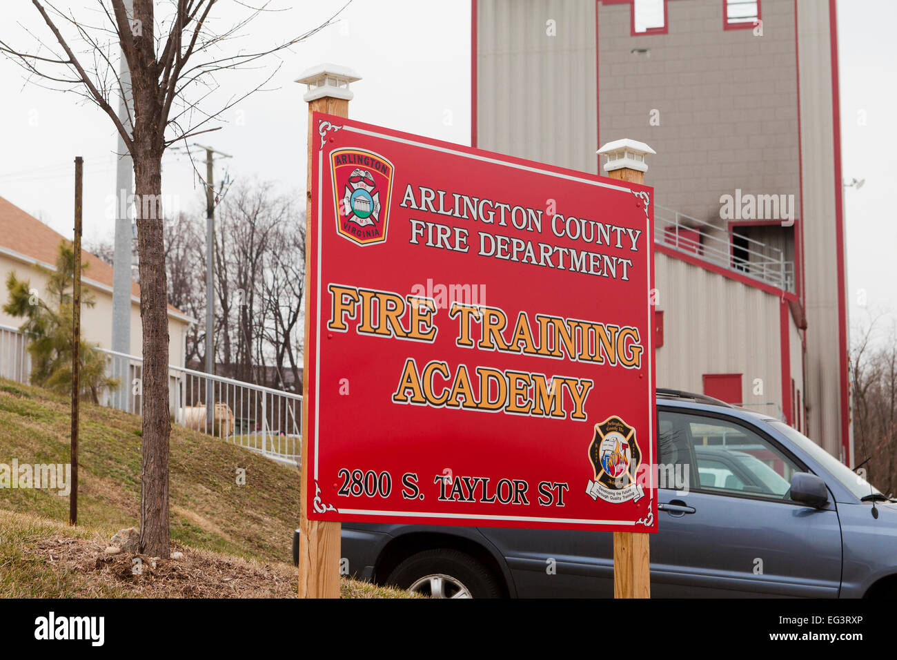 Fire Training Academy - Arlington, Virginia USA Stock Photo - Alamy