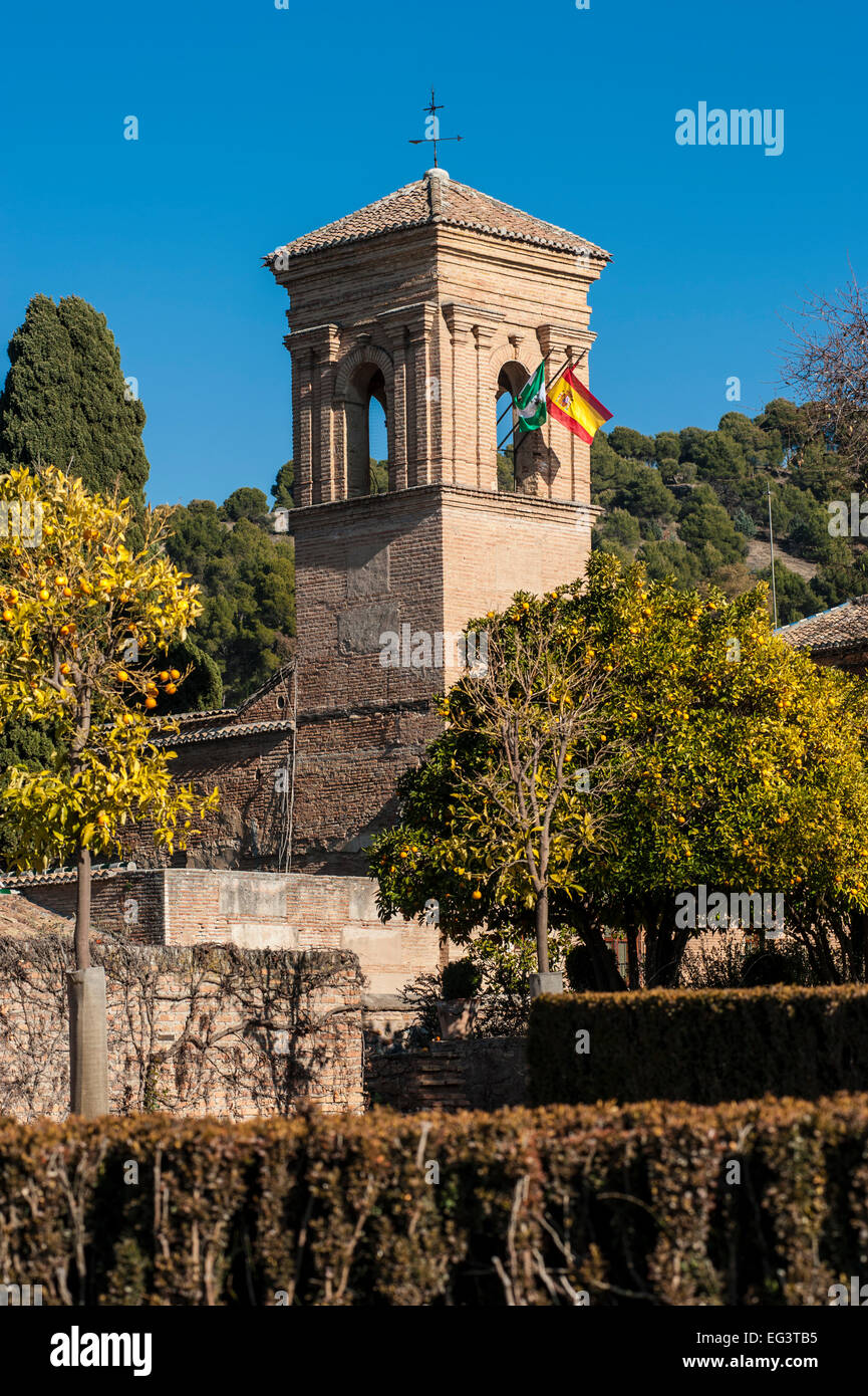 Monastery of San Francisco (Parador) located inside the Alhambra ...