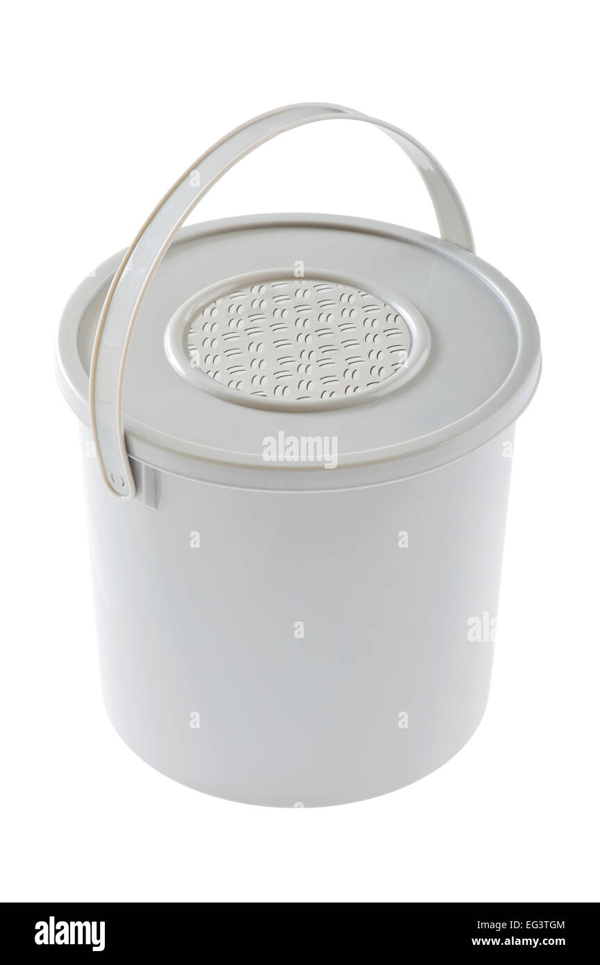 isolated object on white - plastic bucket Stock Photo - Alamy