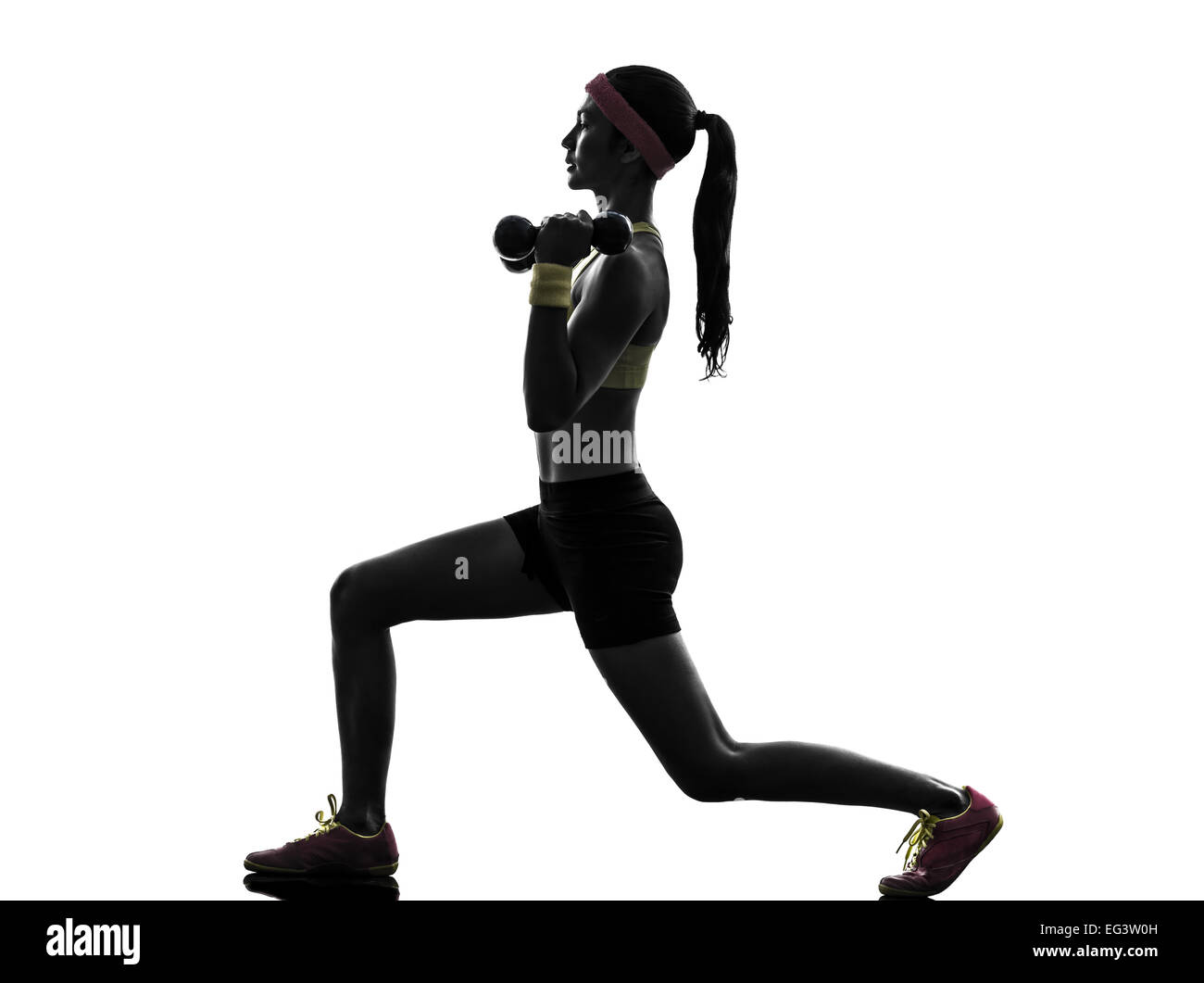 Side profile girl crouching on hi-res stock photography and images - Alamy