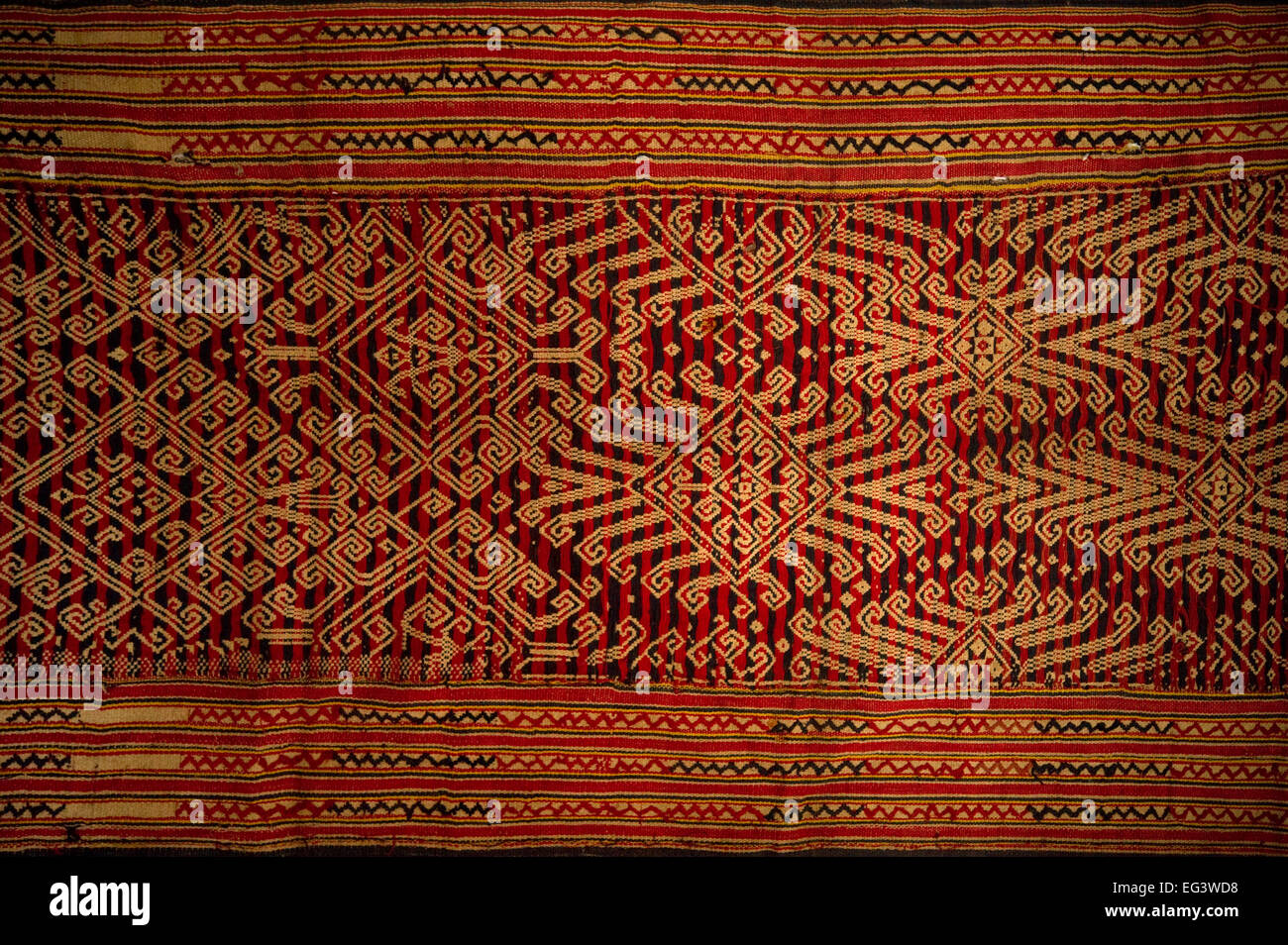 Traditional Iban Motif Design Pattern Stock Photos & Traditional Iban ...