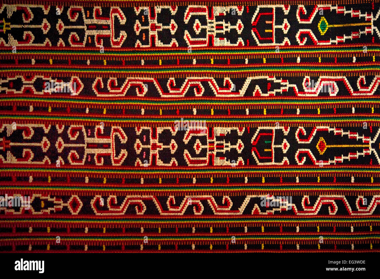 ABSTRACT MOTIF PATTERN ANTIQUE TRADITIONAL TEXTILE ASIAN ART WEAVING ...