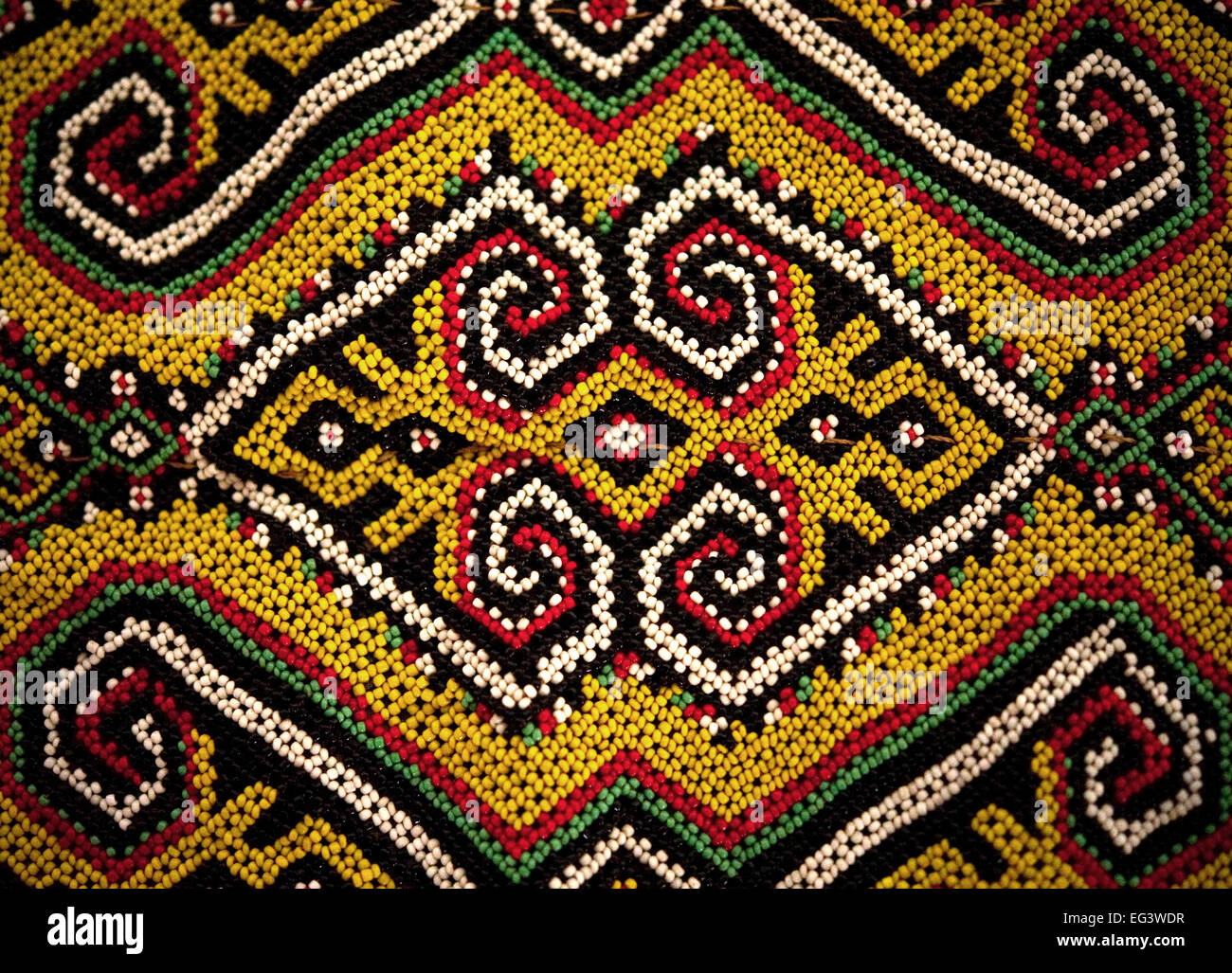 Traditional Iban Motif Design Pattern Stock Photos & Traditional Iban ...