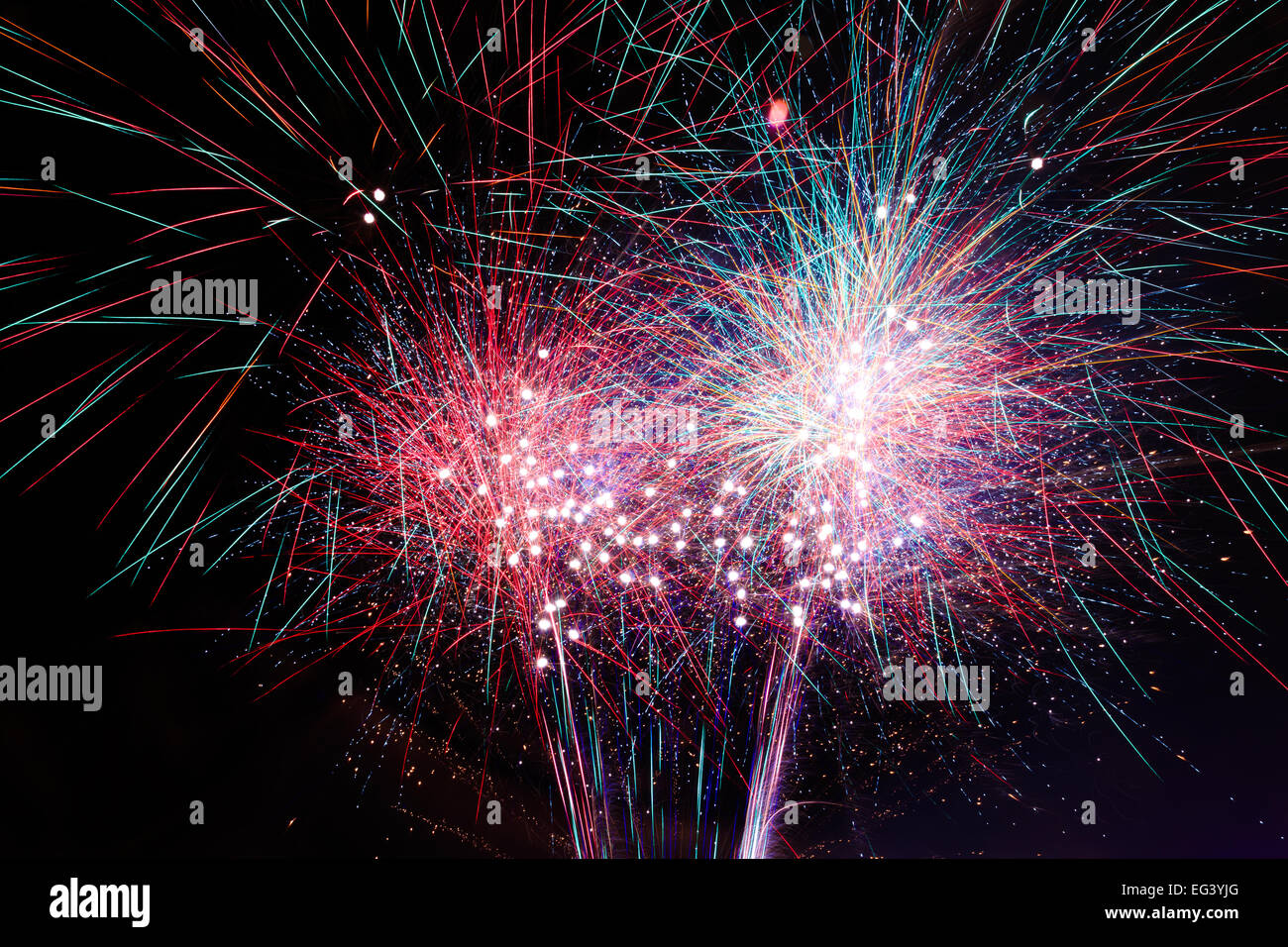 Firework background orange hi-res stock photography and images - Alamy