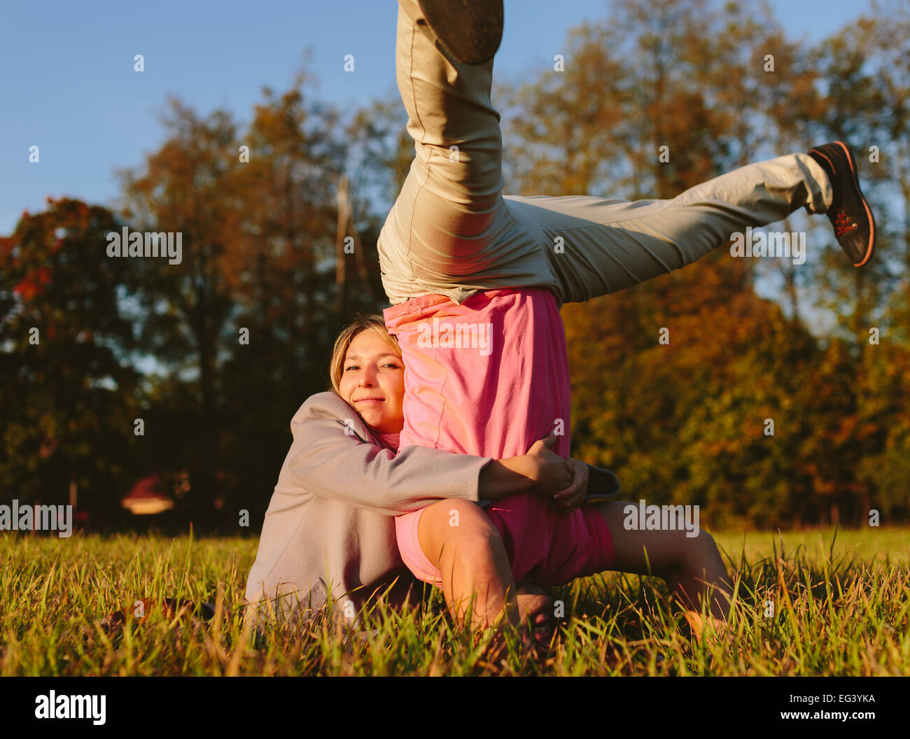 couple fooling around Stock Photo - Alamy