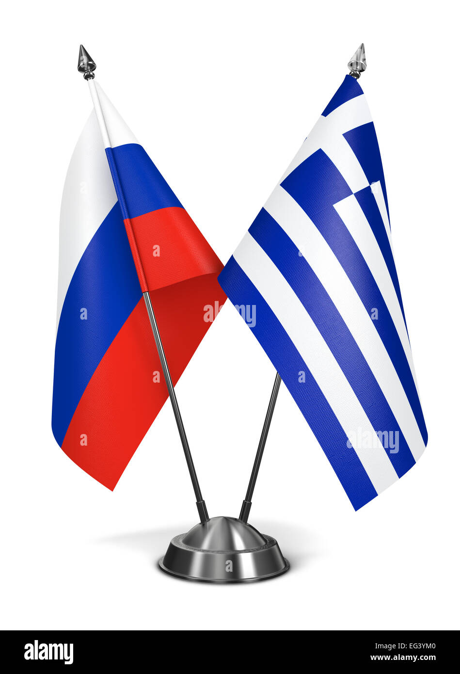 Flags of greece and the eu Cut Out Stock Images & Pictures - Alamy