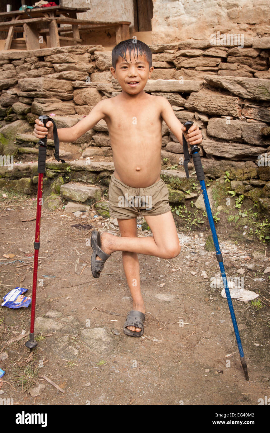 Nepali boy hi-res stock photography and images - Alamy
