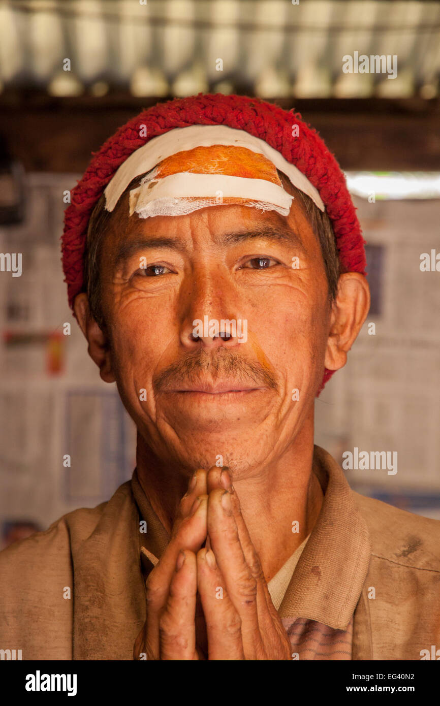 Nepalese greeting hi-res stock photography and images - Alamy