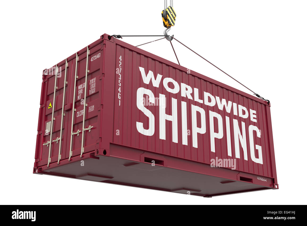 Metal shipping container on hi-res stock photography and images - Alamy