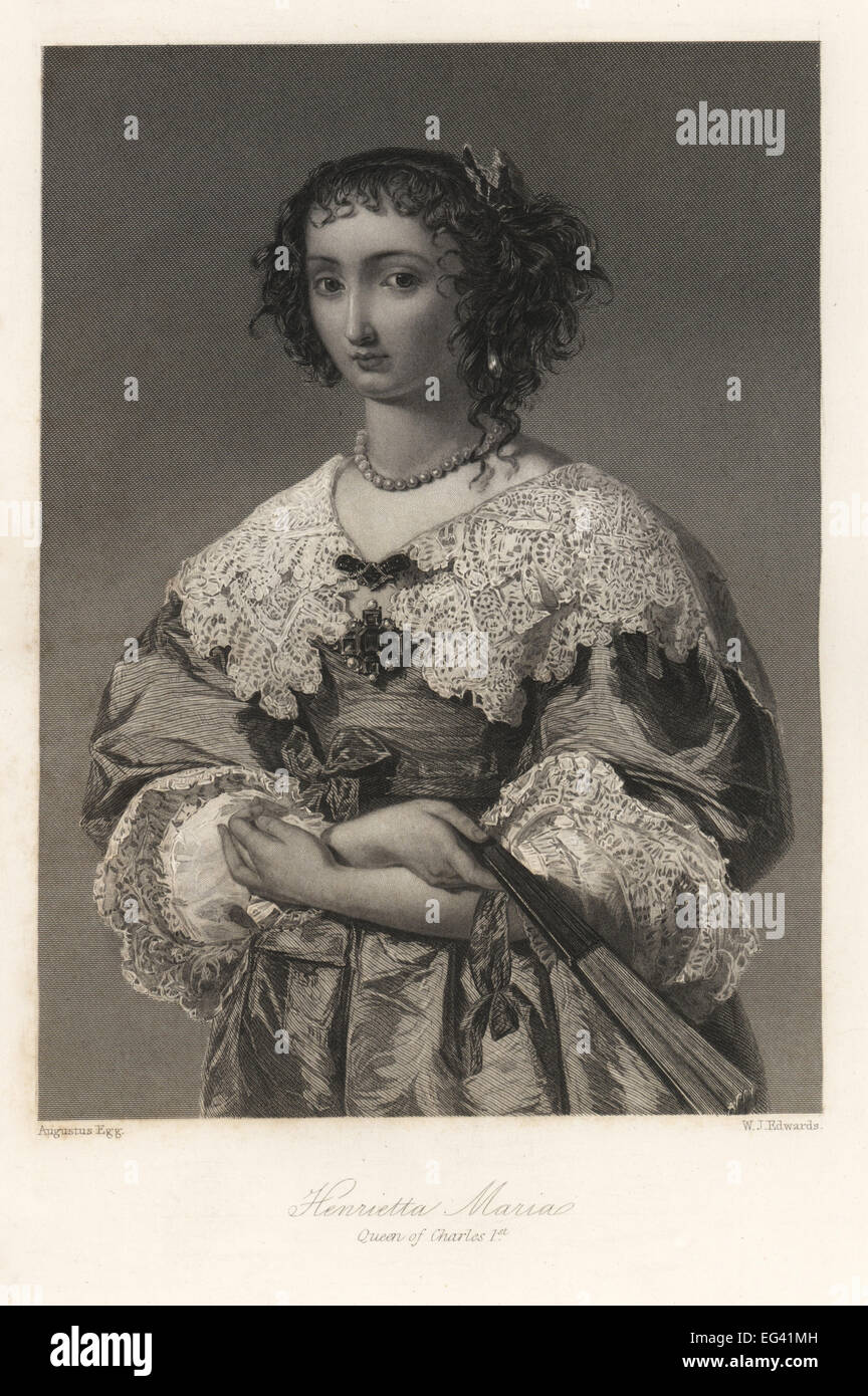 Henrietta Maria, queen of King Charles I of England Stock Photo - Alamy