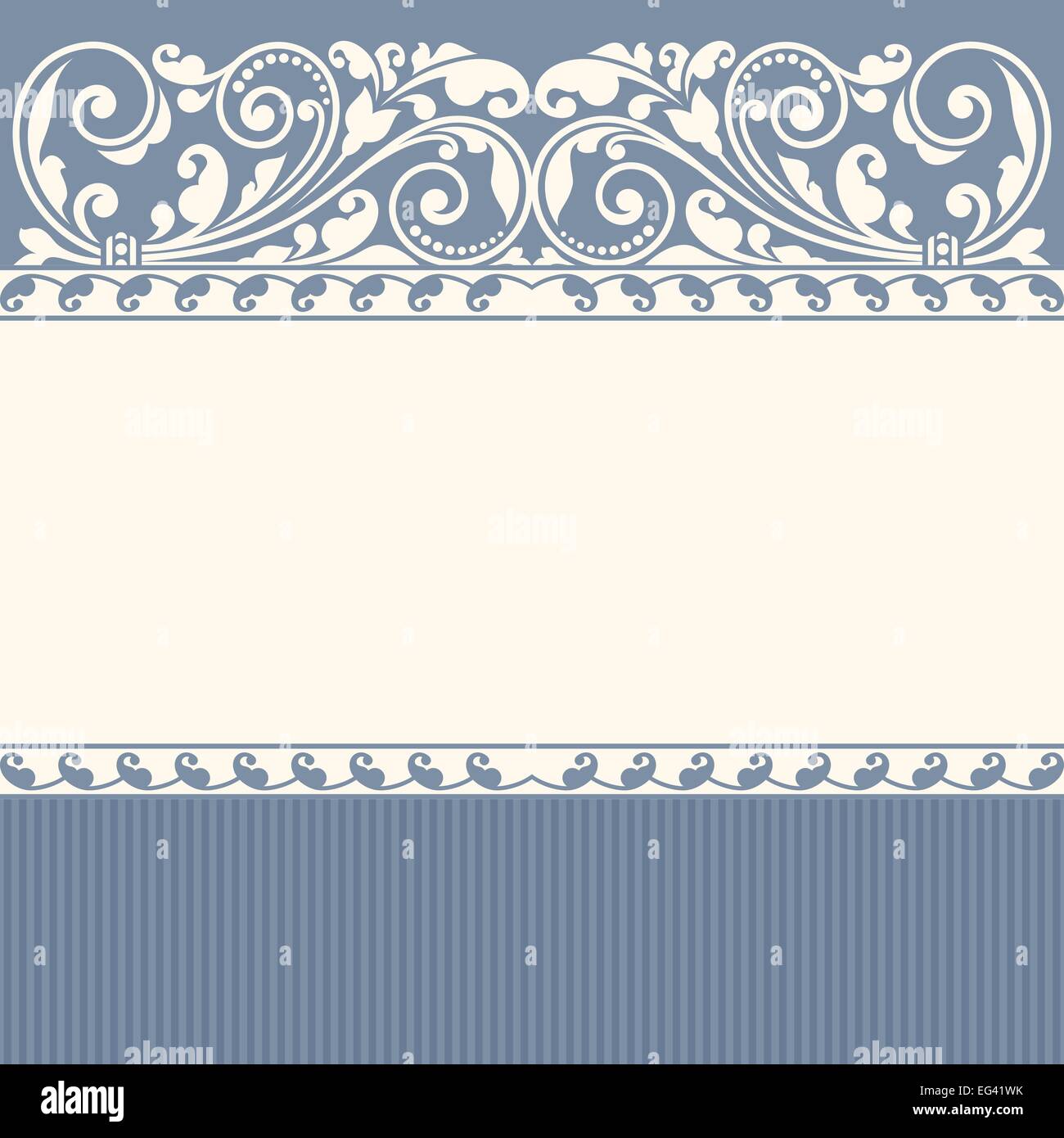 Floral pattern for invitation or greeting card Stock Photo - Alamy