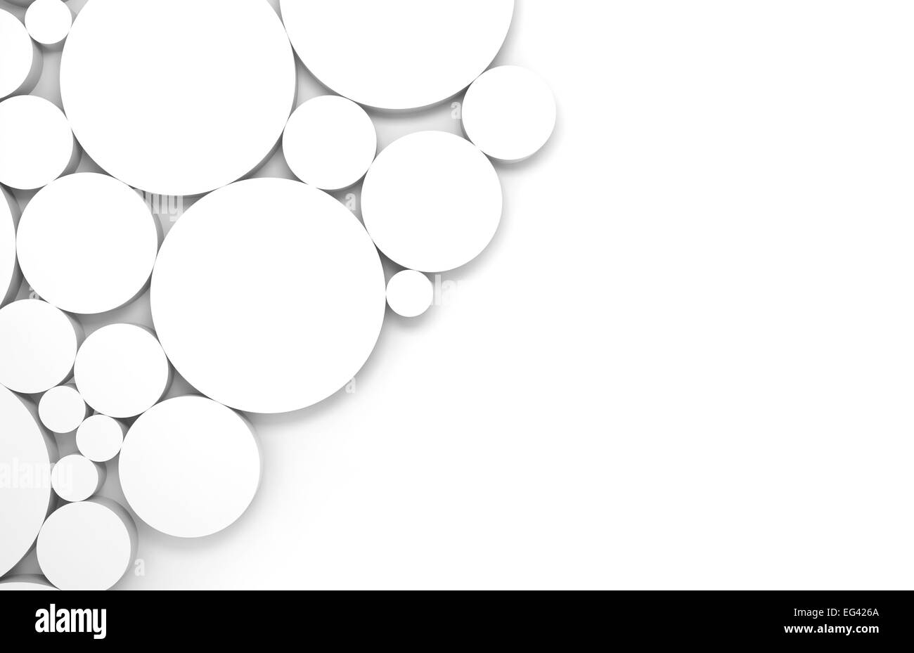 3d white rings hi-res stock photography and images - Alamy