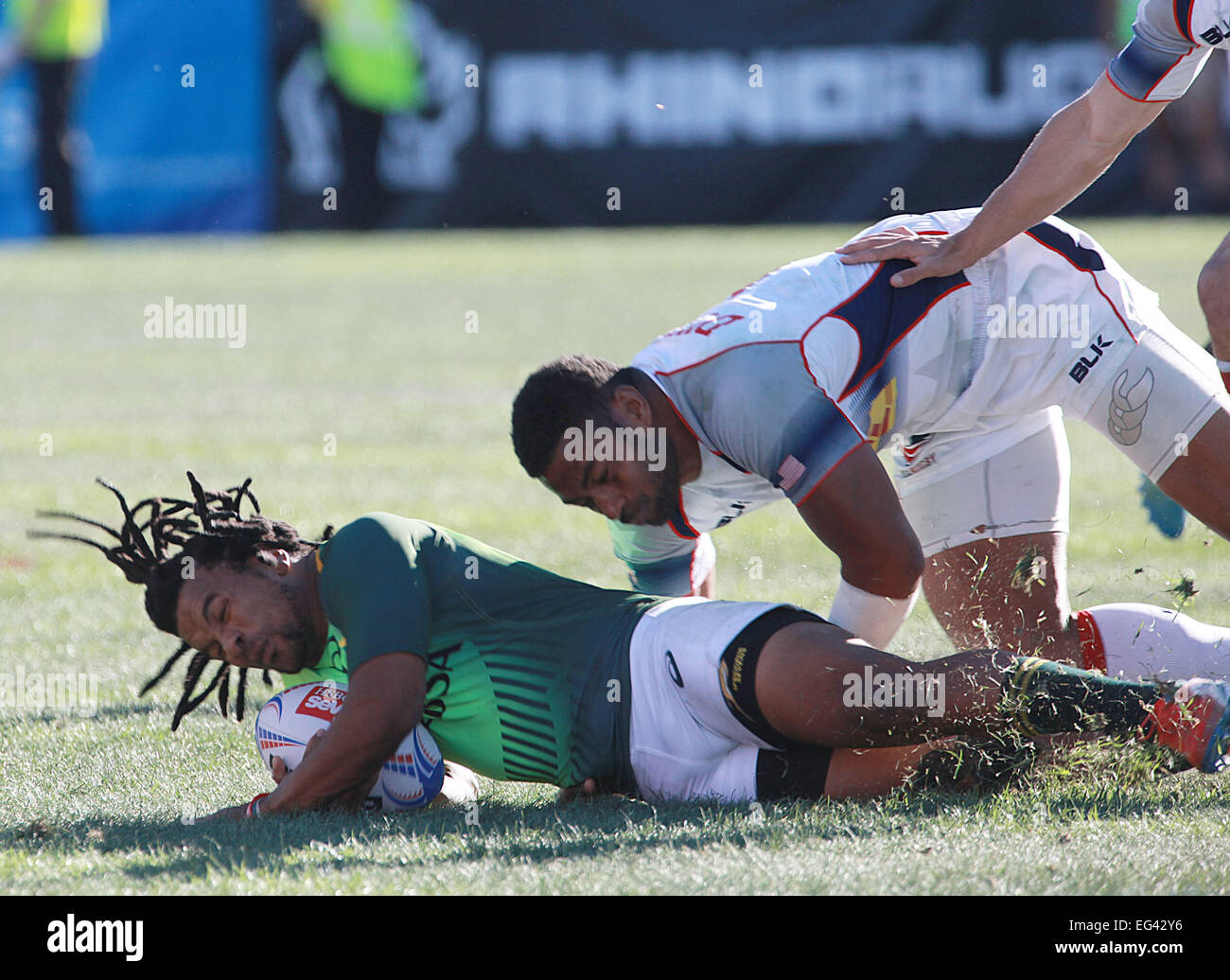 Las Vegas, Nevada, USA. 16th Feb, 2015. South Africa's Rosko Specman is ...