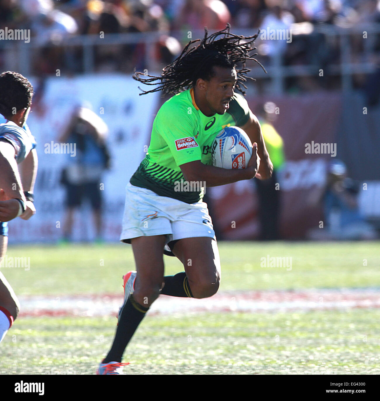 Las Vegas, Nevada, USA. 16th Feb, 2015. South Africa's Cecil Afrika ...