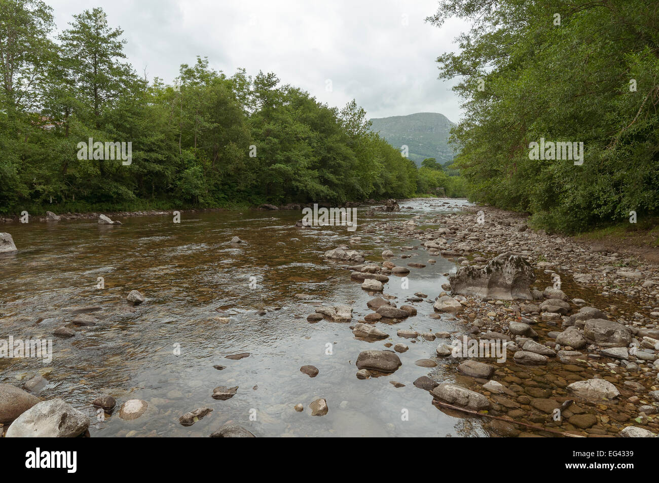 Ason river. Arredondo, Cantabria, Spain, Europe Stock Photo - Alamy