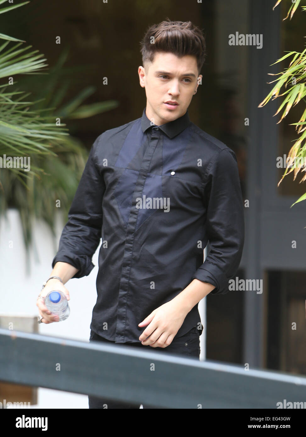 Union J outside ITV Studios today Featuring: Josh Cuthbert,JJ Hamblett ...