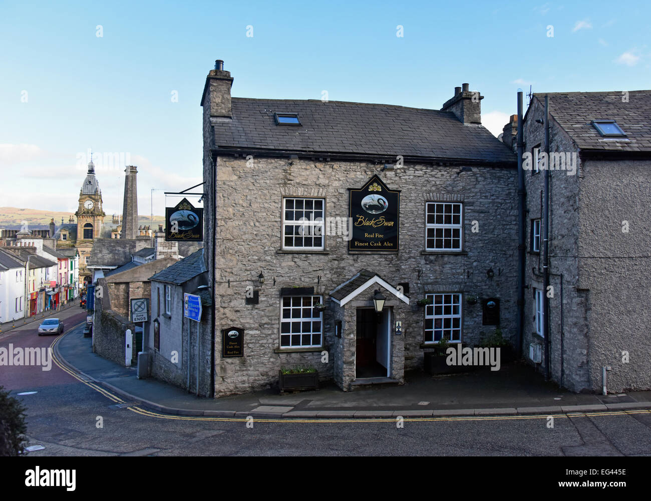 The Black Swan Public House, Beast Banks, Kendal, Cumbria, England ...