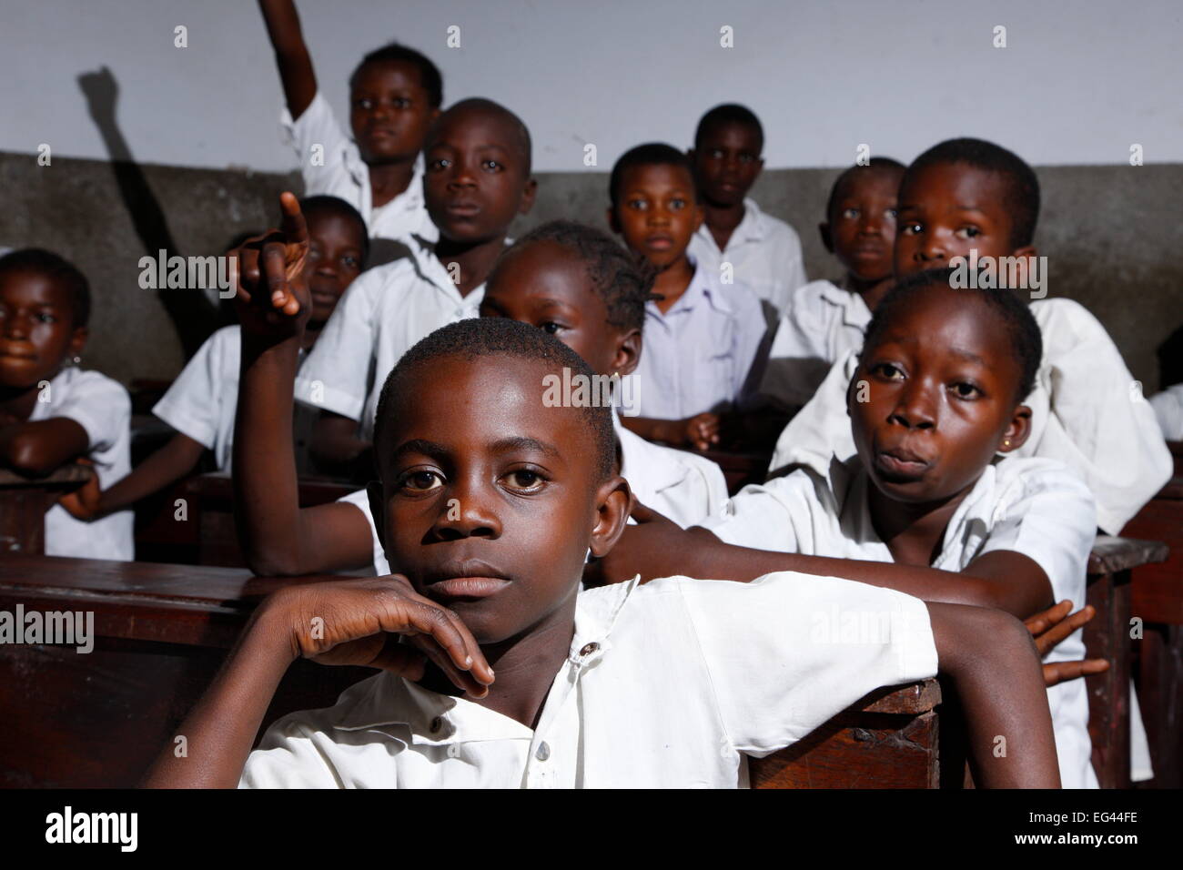 Congo child uniform hi-res stock photography and images - Alamy
