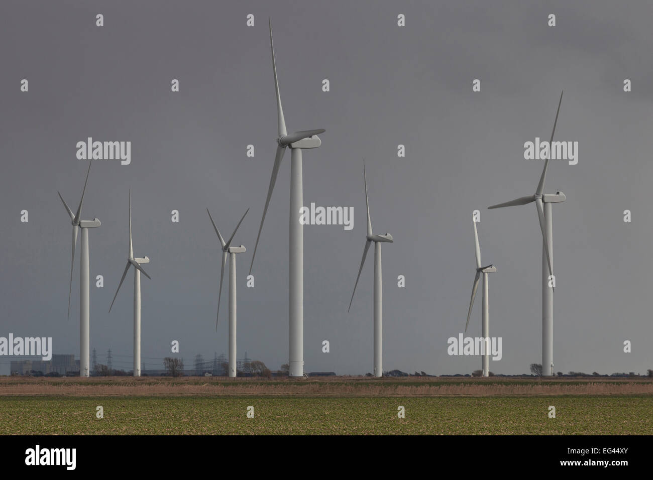 Onshore wind turbines hi-res stock photography and images - Alamy