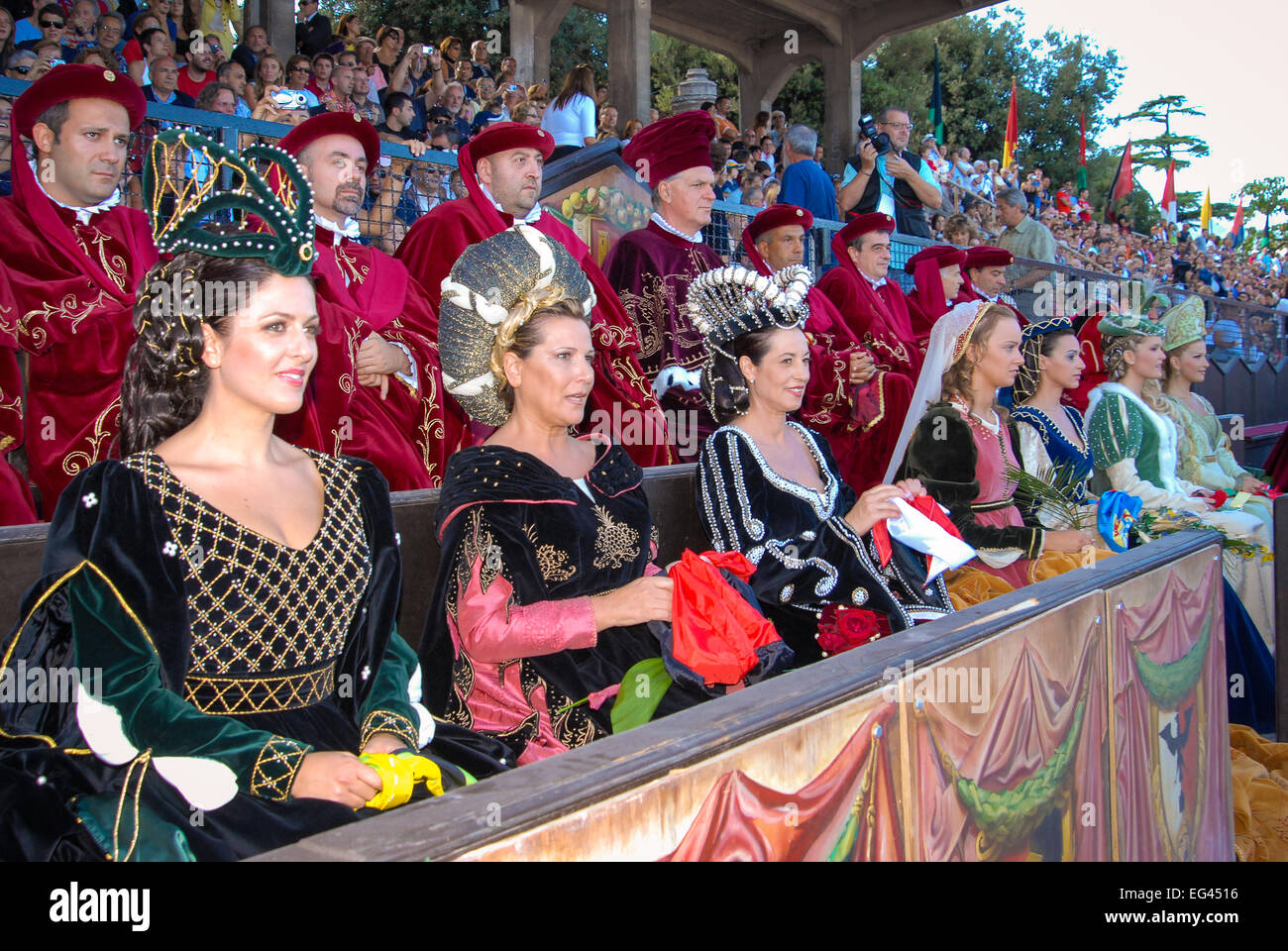 Marche , Ascoli Piceno , Historical Reenactment of Giostra della ...