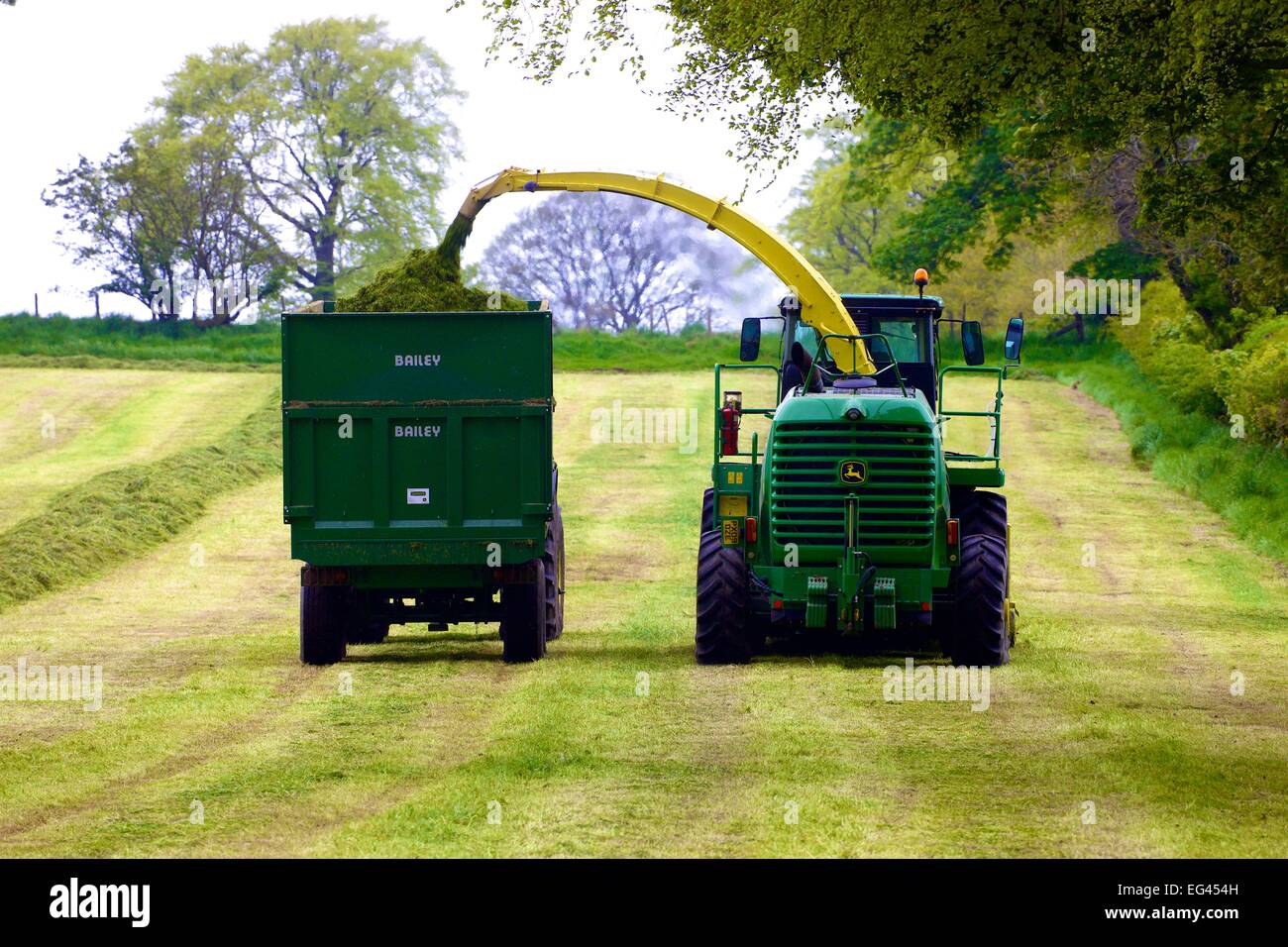 John Deere 7450 Self-Propelled Forage Harvesters and Bailey mechanical ...