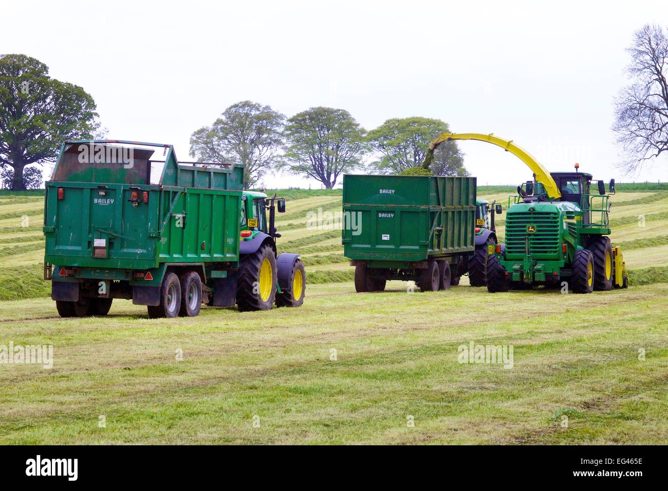John Deere 7450 Self-Propelled Forage Harvesters and Bailey mechanical ...