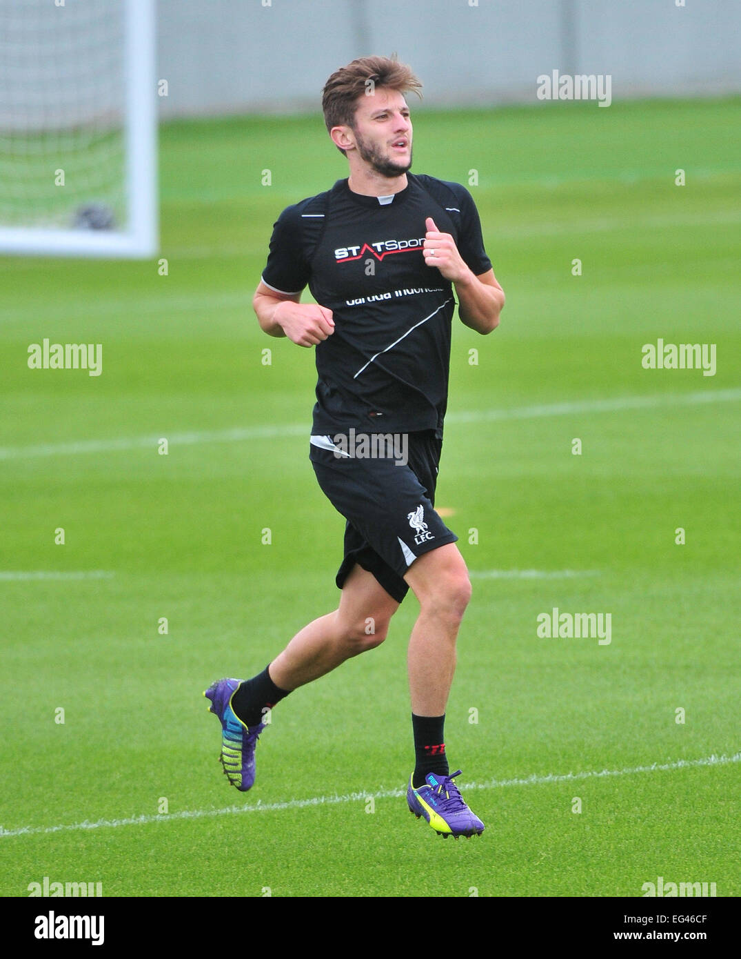 LFC players are seen training ahead of there first game of the season ...