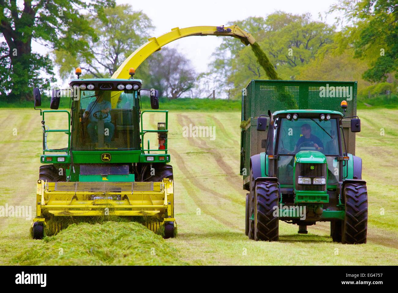 John Deere 7450 Self-Propelled Forage Harvesters and Bailey mechanical ...
