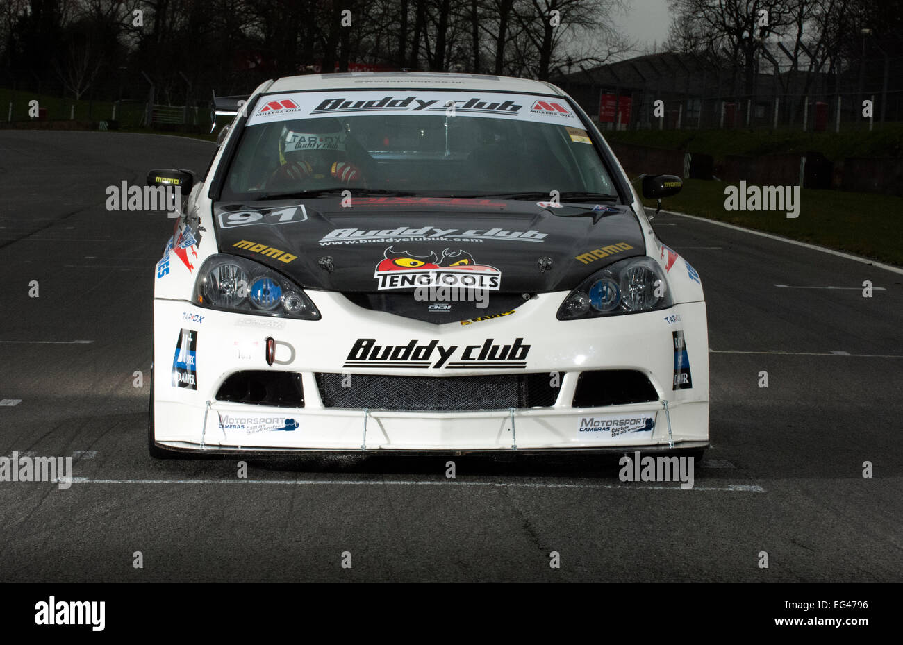 Honda Integra DC5 racing car on Brands Hatch circuit Stock Photo - Alamy