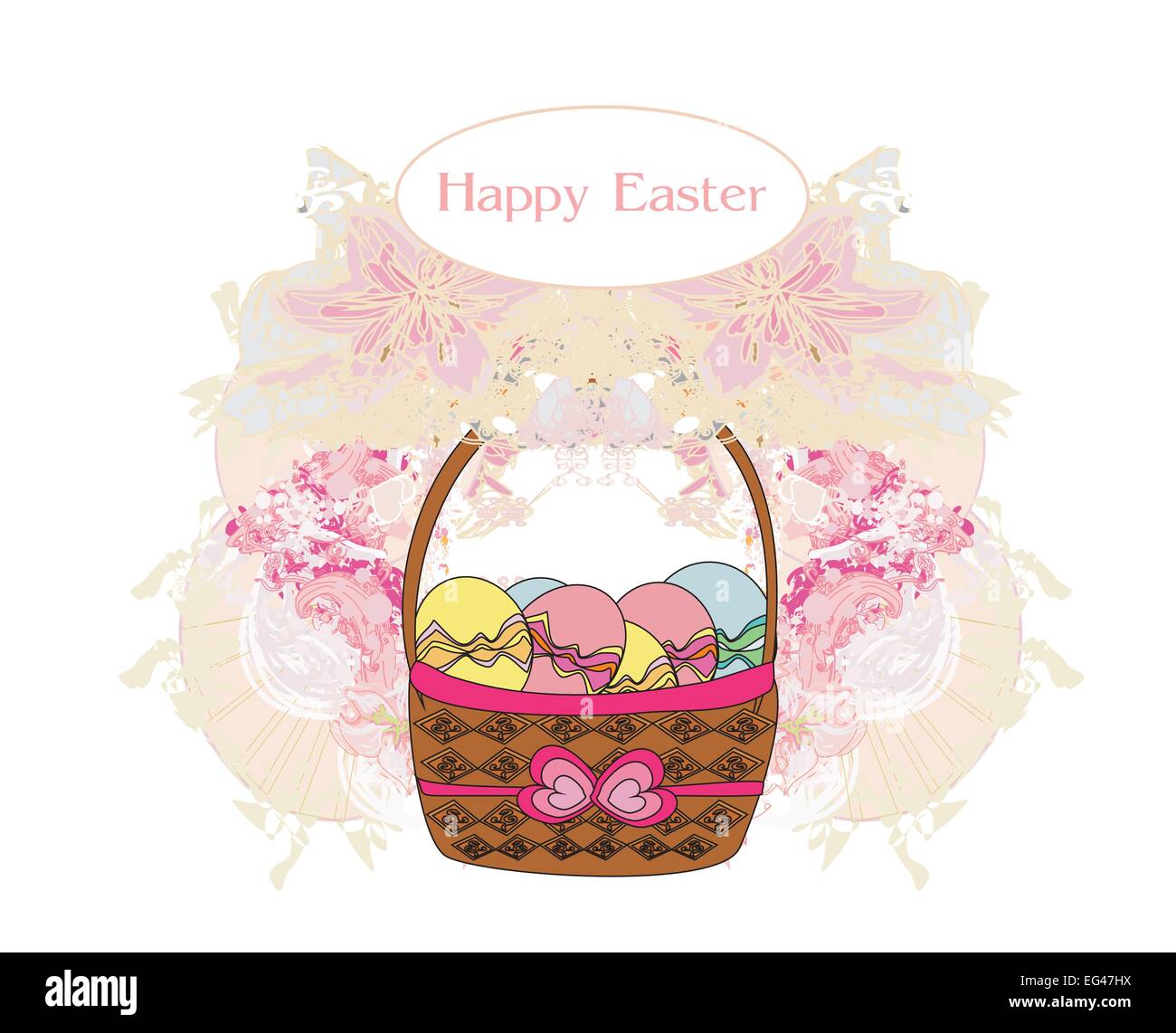 happy easter border Stock Vector Image & Art - Alamy