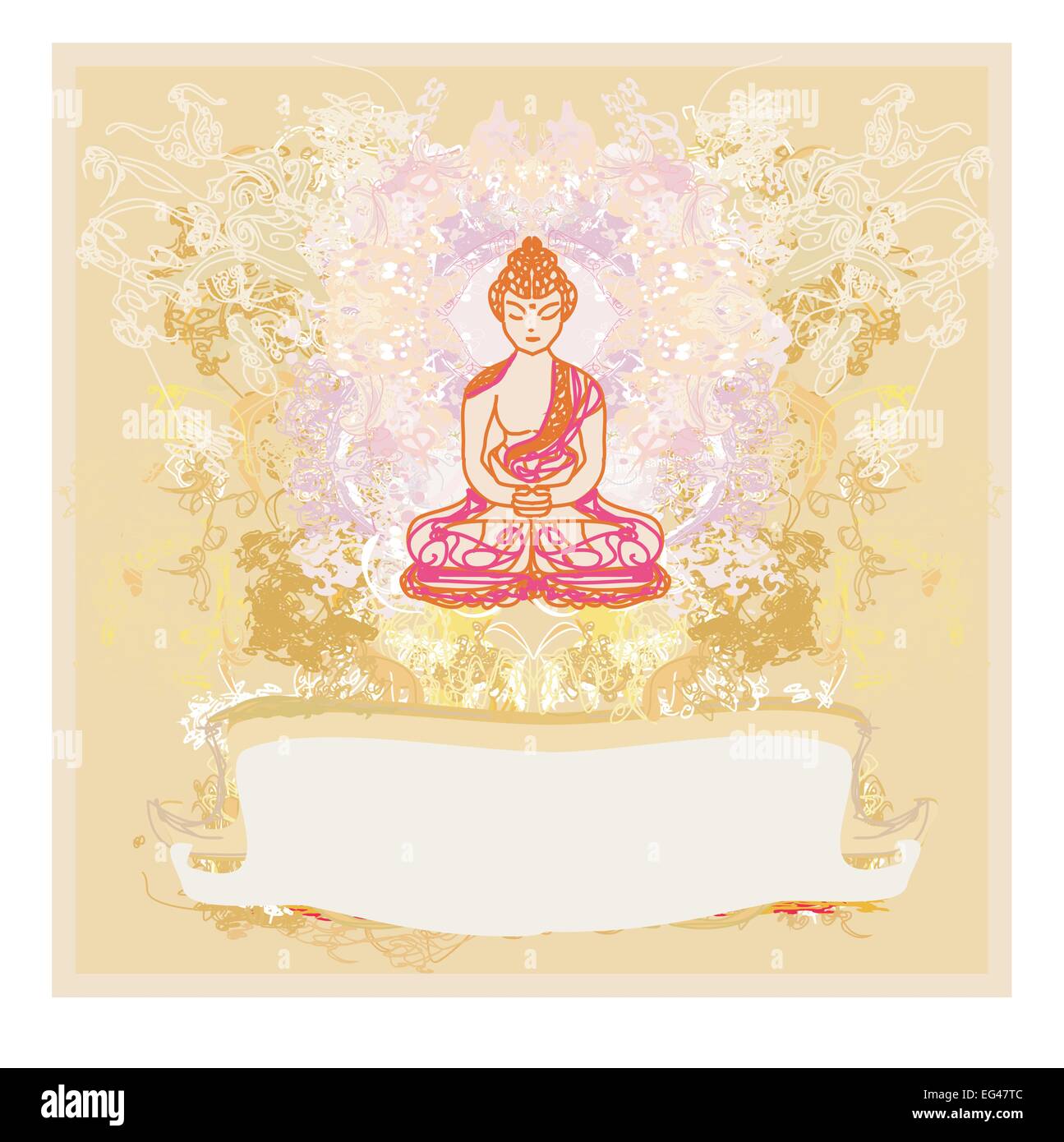 Vector of Chinese Traditional Artistic Buddhism Pattern Stock Vector ...