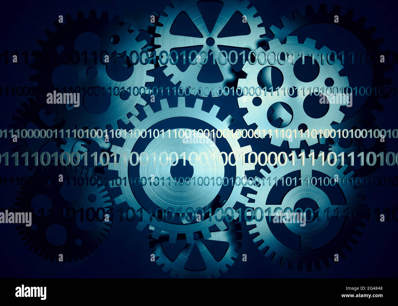 Digital code, illustration Stock Photo - Alamy