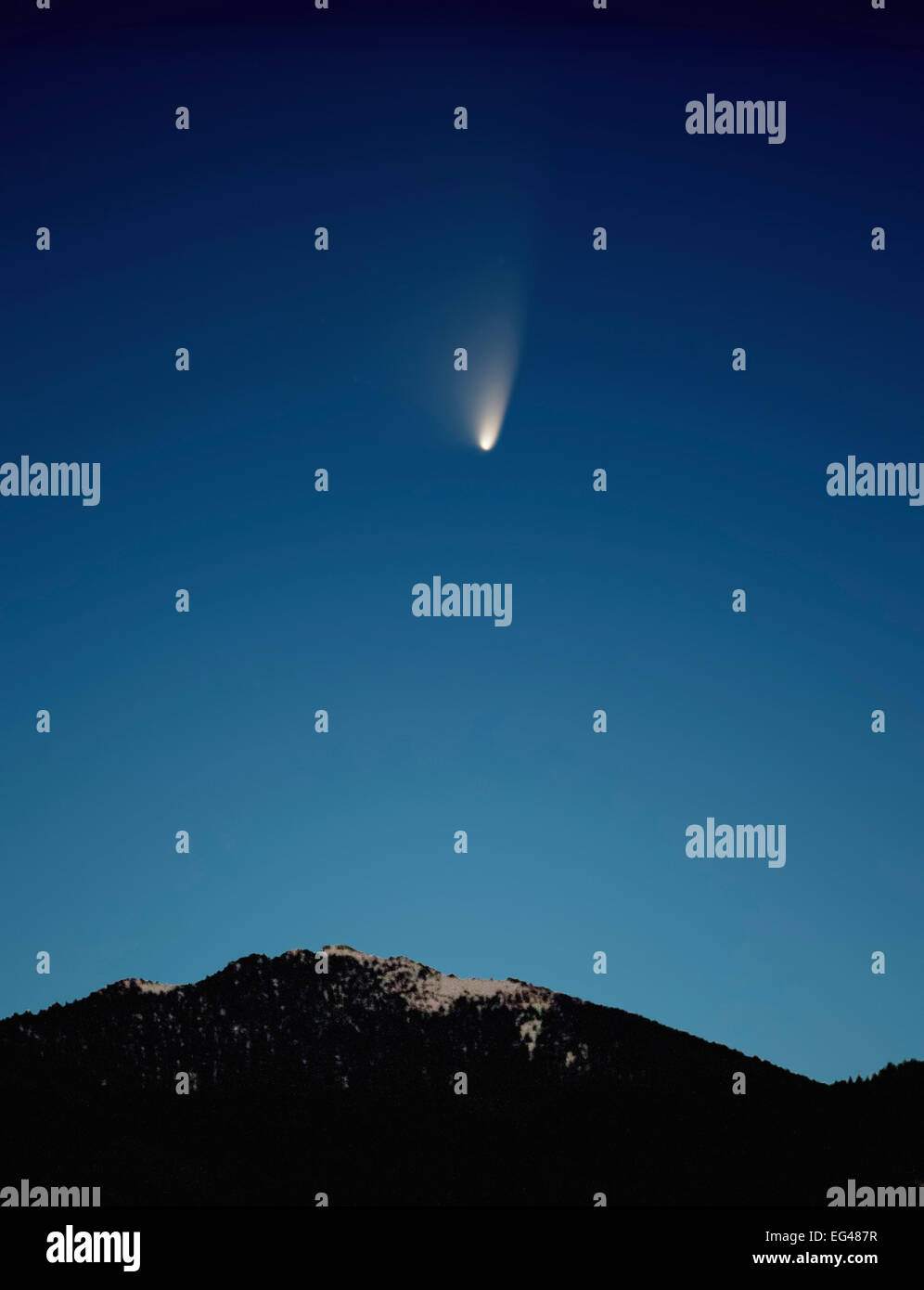Comet mountain hi-res stock photography and images - Alamy