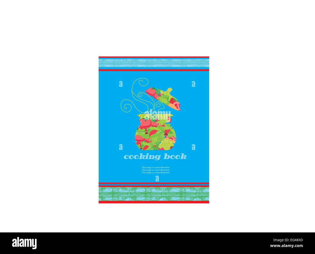 cooking book cover. vector illustration Stock Vector Image & Art - Alamy