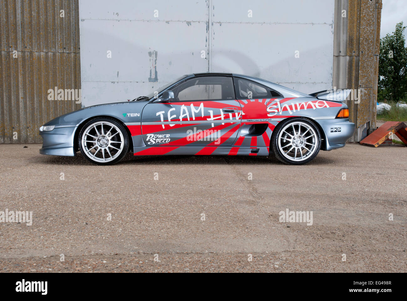 Heavily modified Toyota MR2 sports car Stock Photo - Alamy