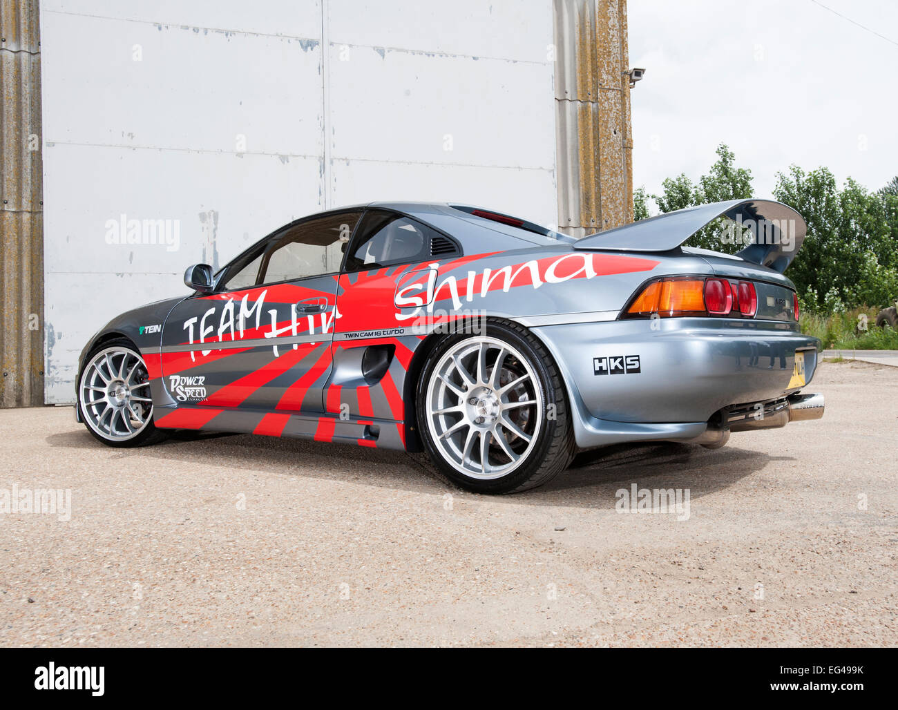 Heavily modified Toyota MR2 sports car Stock Photo - Alamy