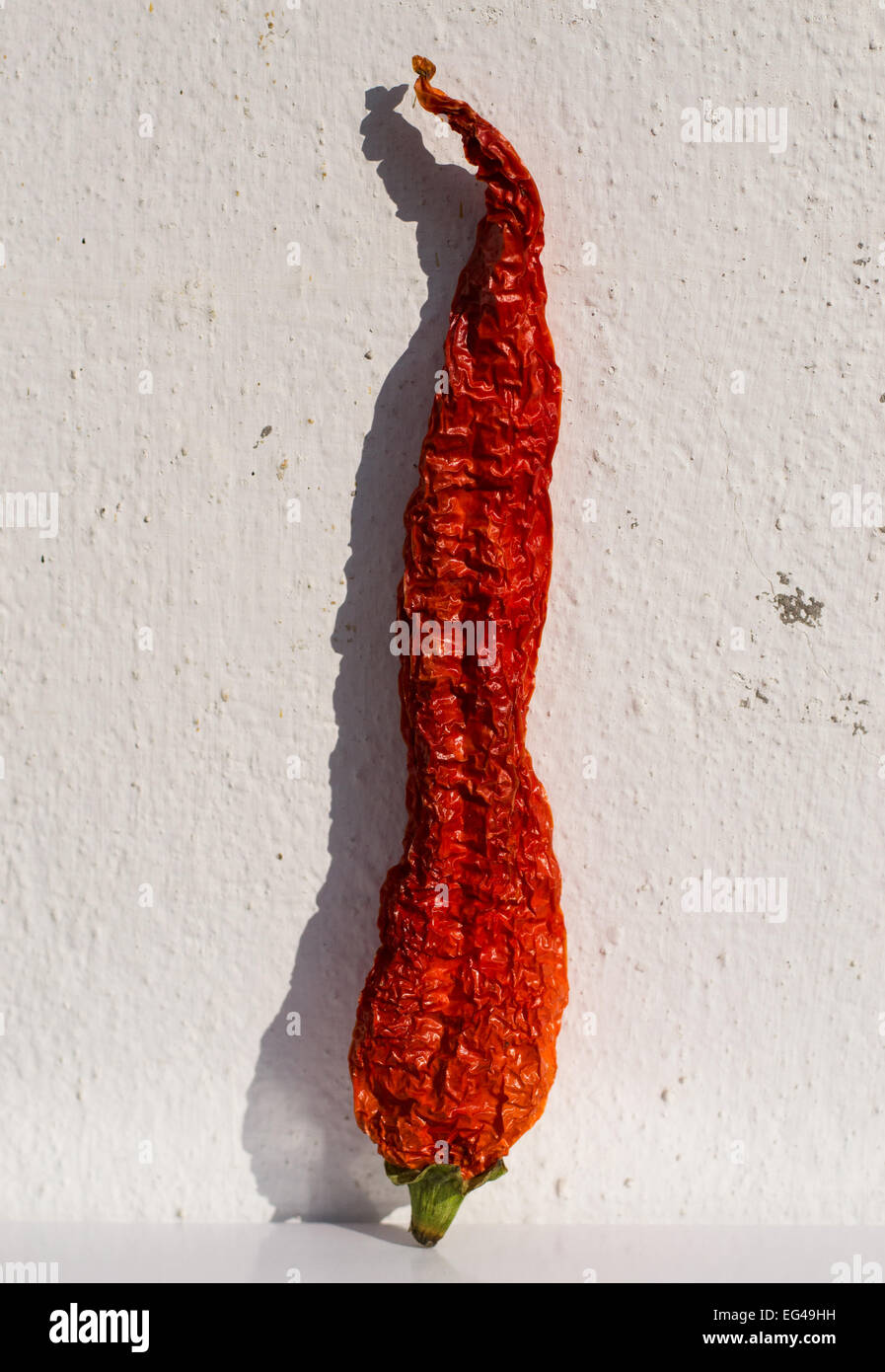 Red hot pepper on white hi-res stock photography and images - Alamy