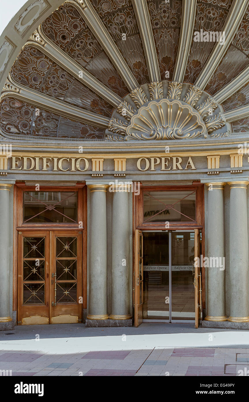 The Opera building in the financial and commercial heart of Vitoria ...