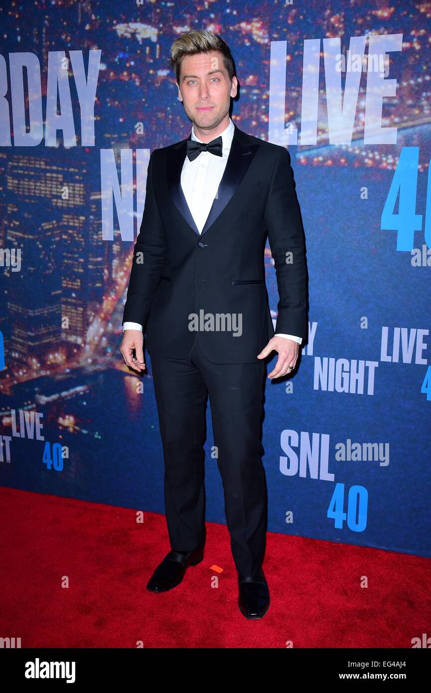 New York, NY, USA. 15th Feb, 2015. Lance Bass at arrivals for Saturday ...