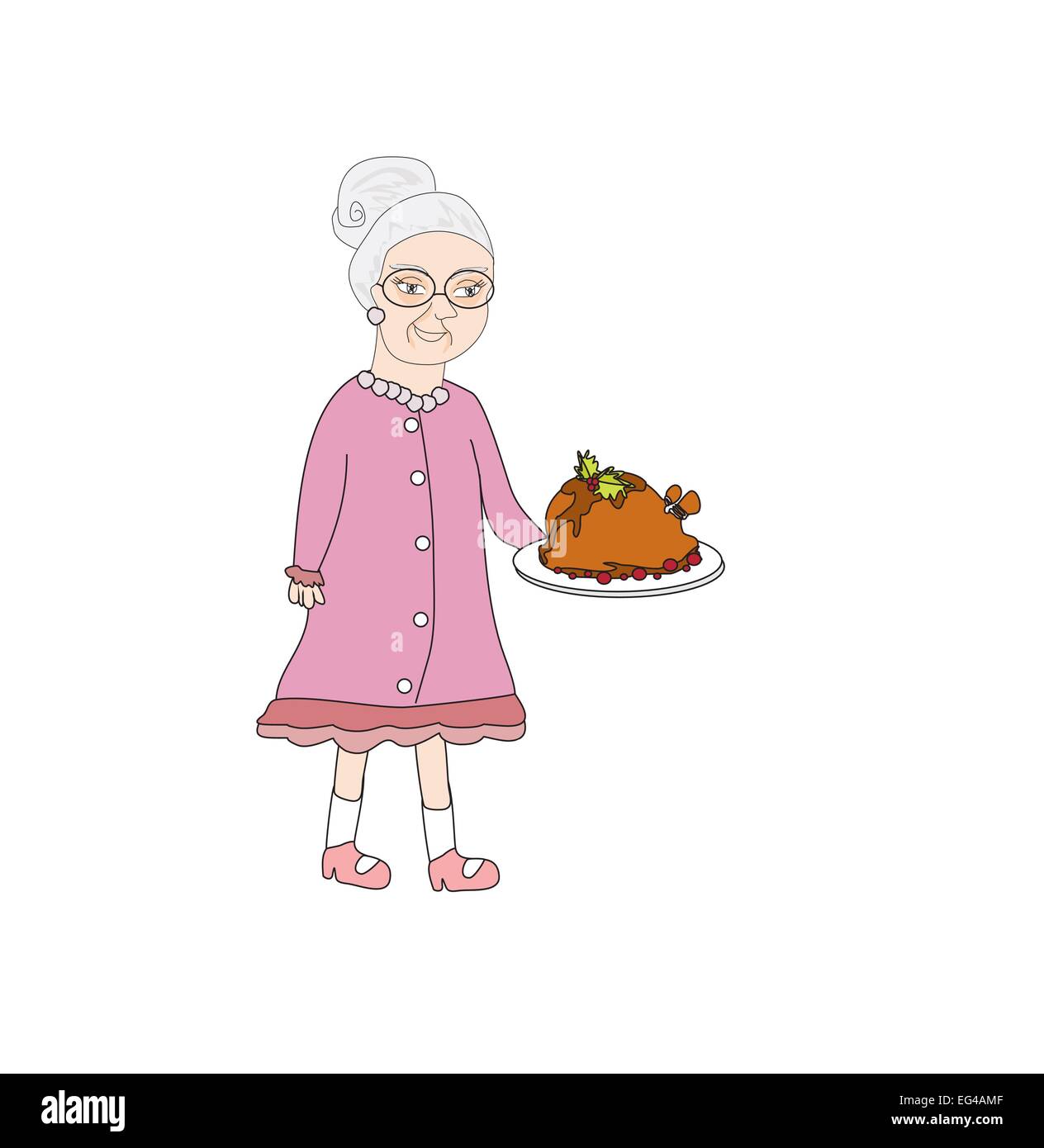 Old grandma kitchen Stock Vector Images - Alamy
