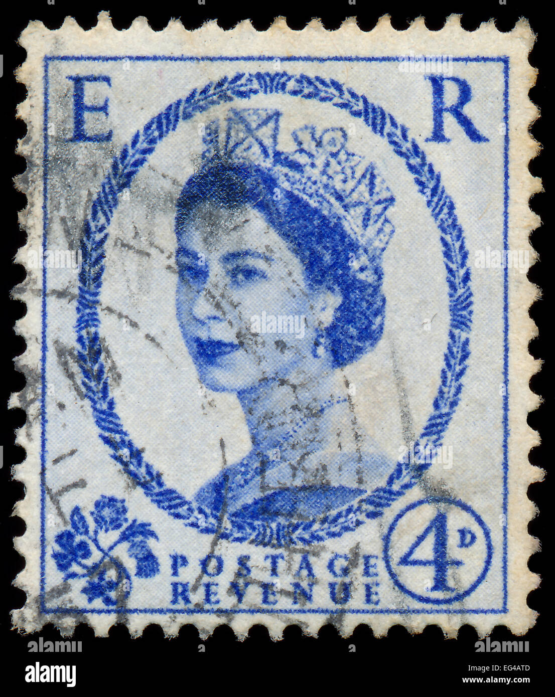 United Kingdom Circa 1952 A Stamp Printed In Great Britain England