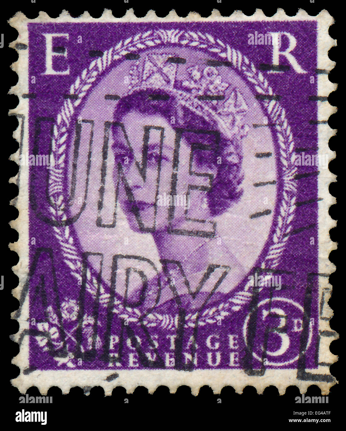 UNITED KINGDOM - CIRCA 1952: A stamp printed in Great Britain (England ...