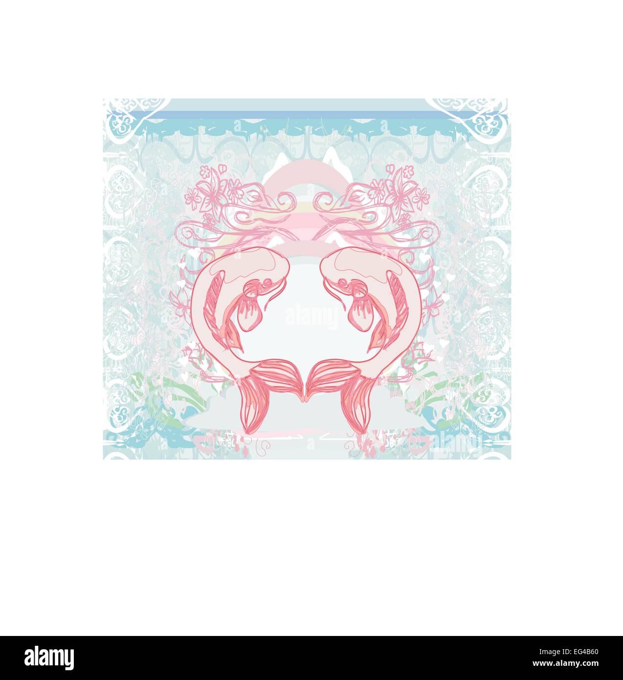 Coy vector vectors hi-res stock photography and images - Alamy