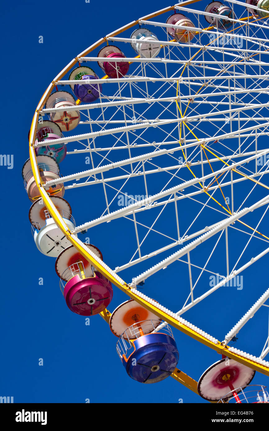 Big wheel in a fairground Stock Photo - Alamy
