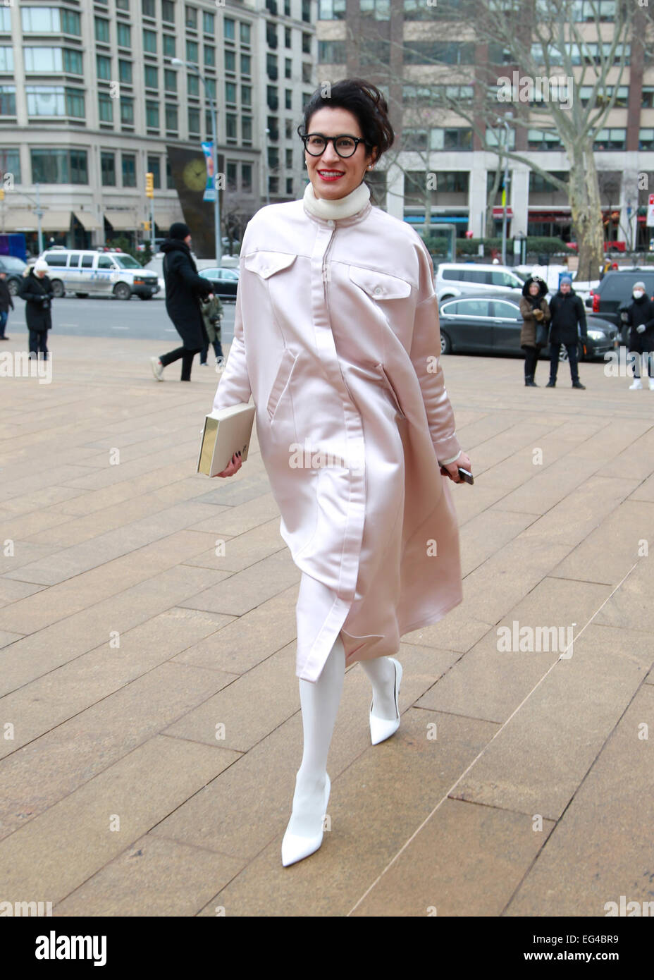 New York City, New York, USA. 14th February, 2015. Elena Moussa ...